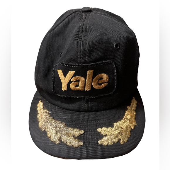 Vintage | Accessories | Vintage 8s Yale Forklift Hat Snapback Closure ...